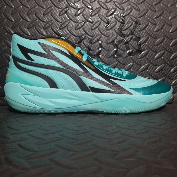 Puma | Shoes | Puma Mb2 Honeycomb 3775900 Elektro Aqua Basketball Shoes ...